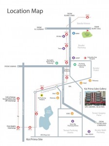 koi prima puchong location map | newpropertylaunch.my